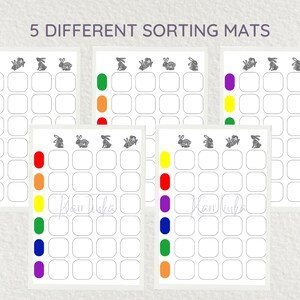 Color Sorting Activity for Toddler, Color Recognition Game, Preschool ...