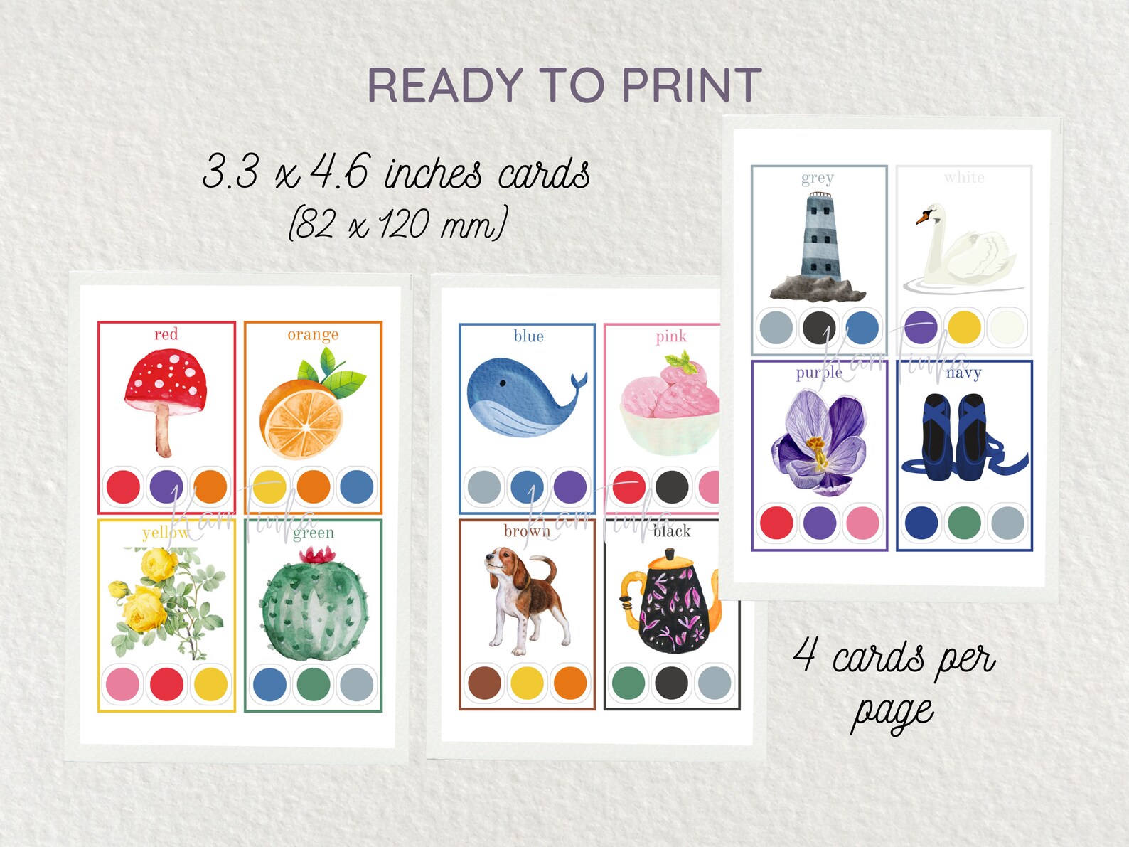 Colors Clip Cards, Colors Learning, Toddler Sorting Activity, Preschool ...