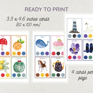 Colors Clip Cards, Colors Learning, Toddler Sorting Activity, Preschool ...