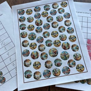 Autumn Count and Graph Worksheets, Fall Math Activity, Counting 1-10 ...