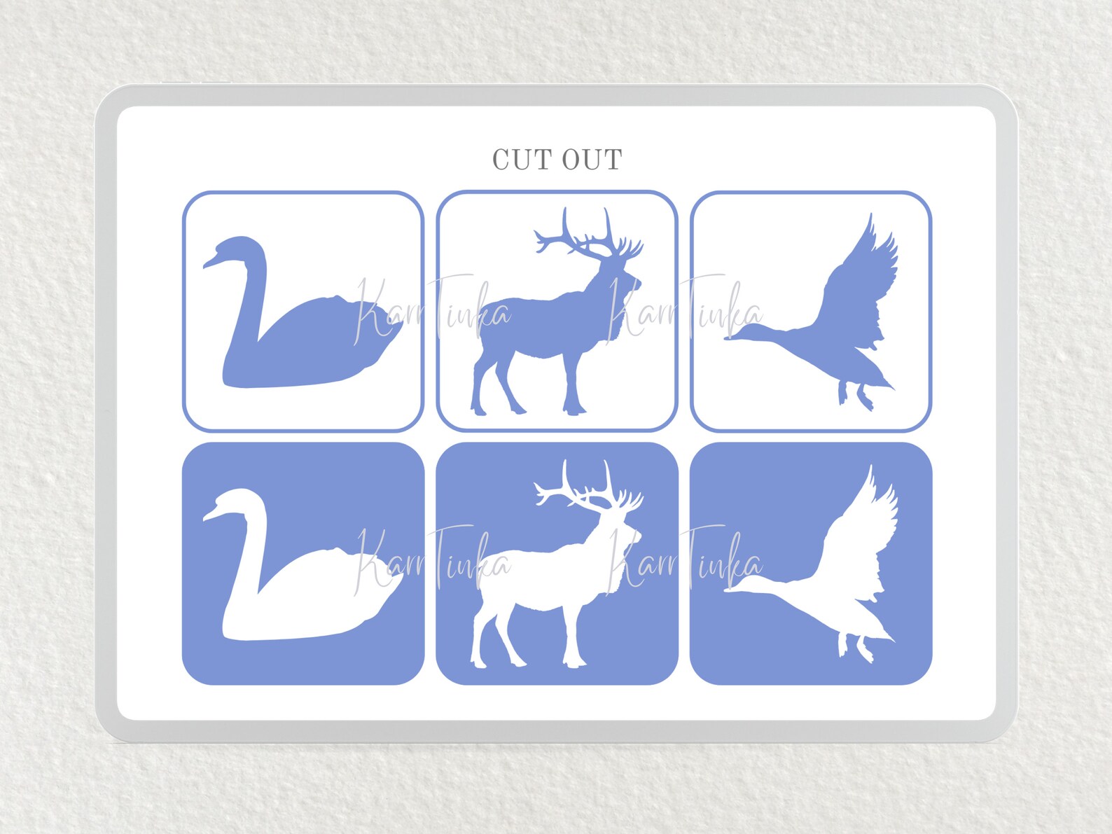 Nature Silhouette Matching Cards, Toddler Sorting Activity, Preschool ...