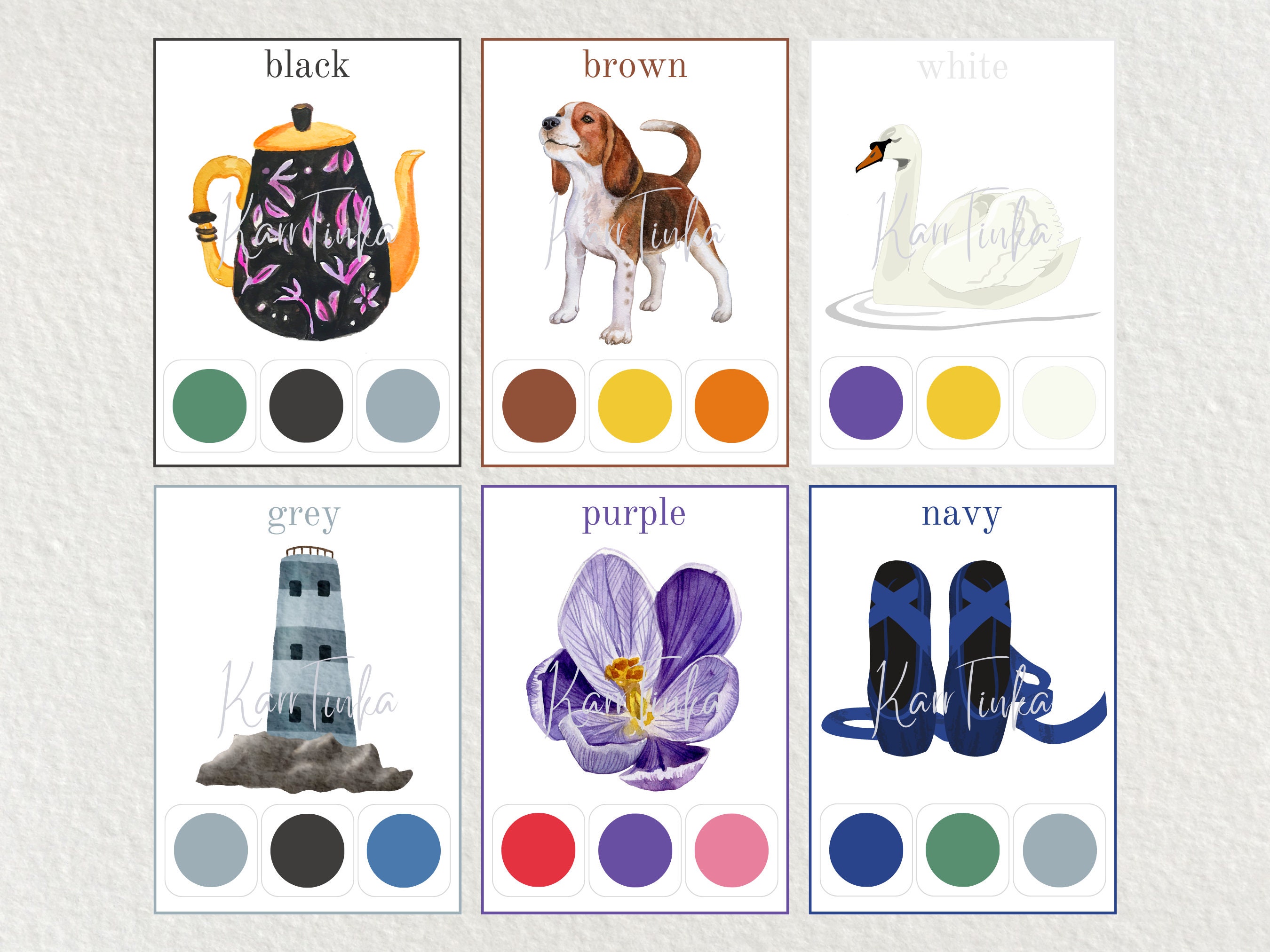 Colors Clip Cards, Colors Learning, Toddler Sorting Activity, Preschool ...