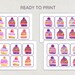Winter Hats Matching Cards, Toddler Sorting Activity, Preschool ...