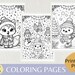 Cute Winter Coloring Pages, Christmas Coloring Page Worksheets ...