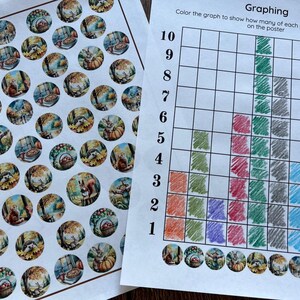 Autumn Count and Graph Worksheets, Fall Math Activity, Counting 1-10 ...