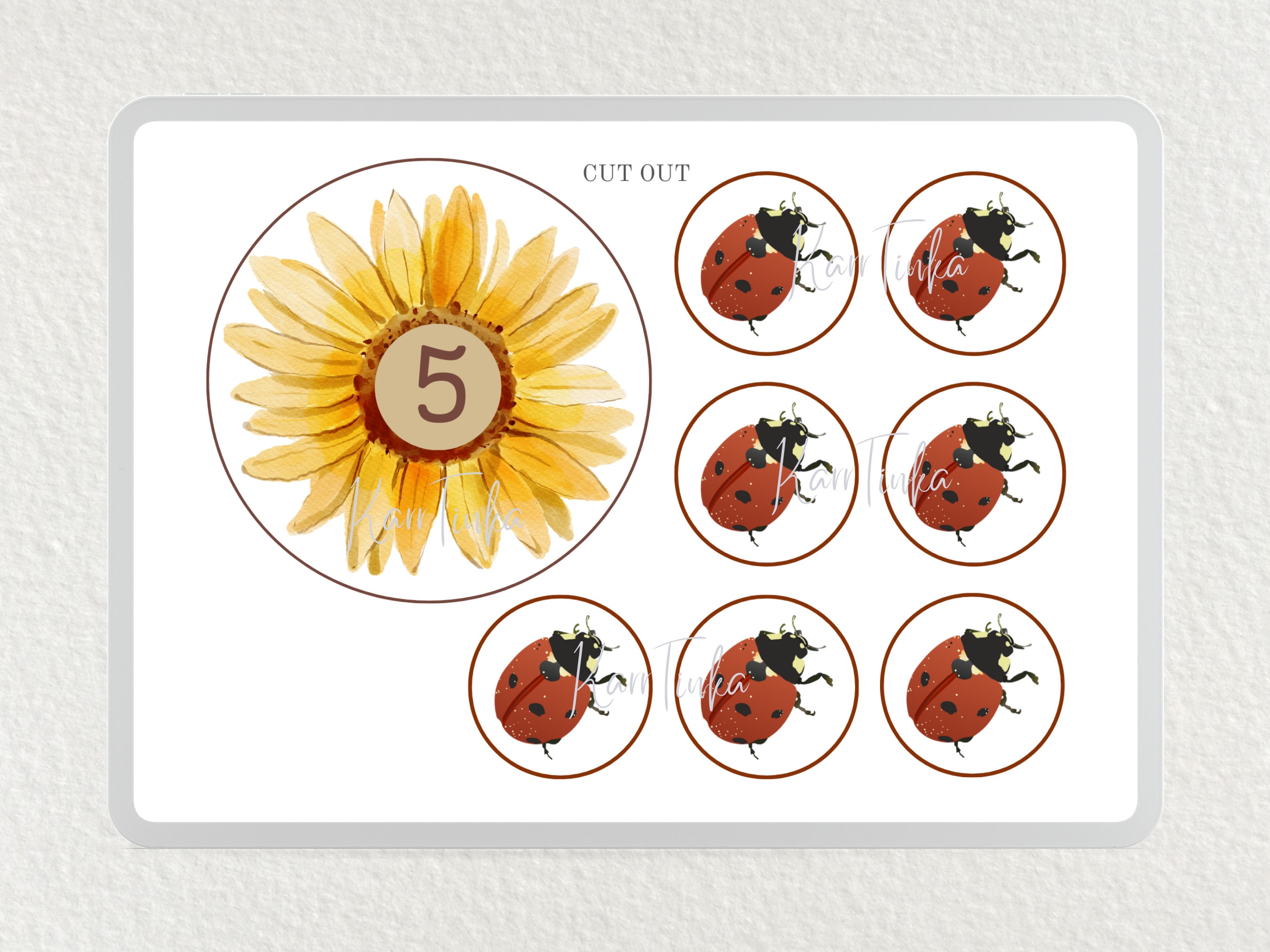 Numbers 1 to 5 Count, Toddler Counting Activity, Preschool Count Game ...