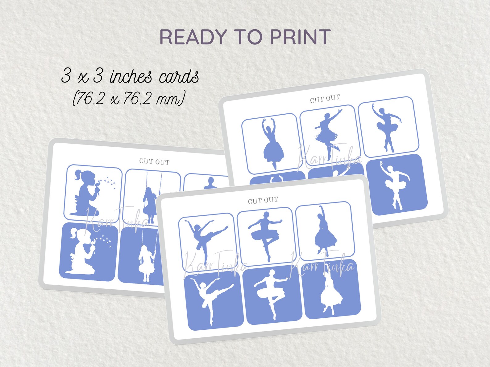 Silhouette Matching Cards Toddler Sorting Activity Preschool - Etsy
