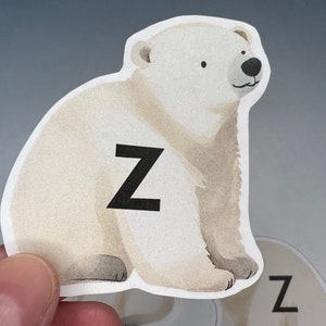 Polar Bear Letter Matching Cards, Alphabet Recognition Activity ...