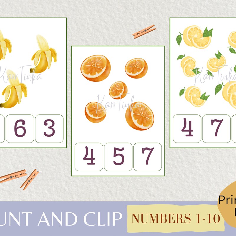 Counting Game - Etsy