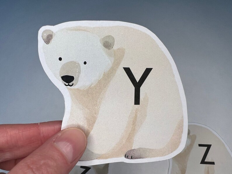 Polar Bear Letter Matching Cards, Alphabet Recognition Activity ...