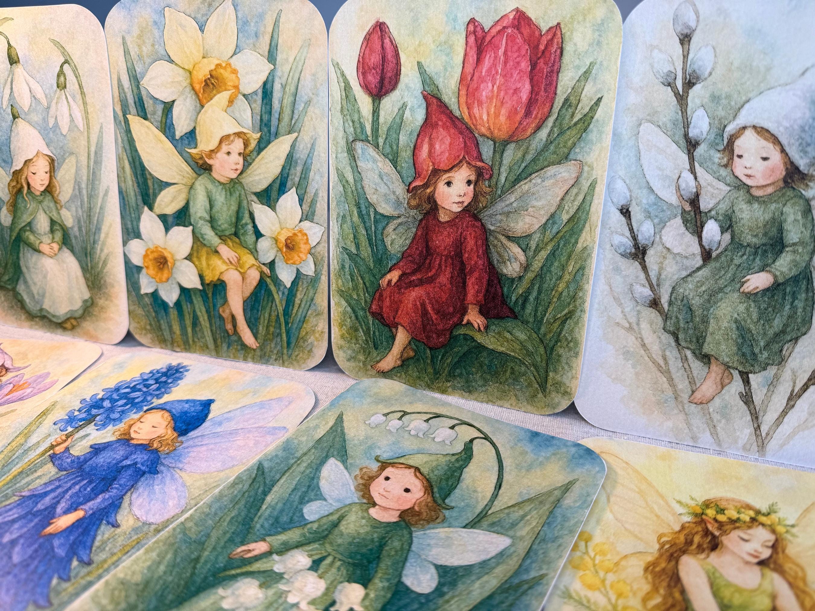 Seasonal Table Decoration, Spring Season Cards, Flower Fairies, Nature ...