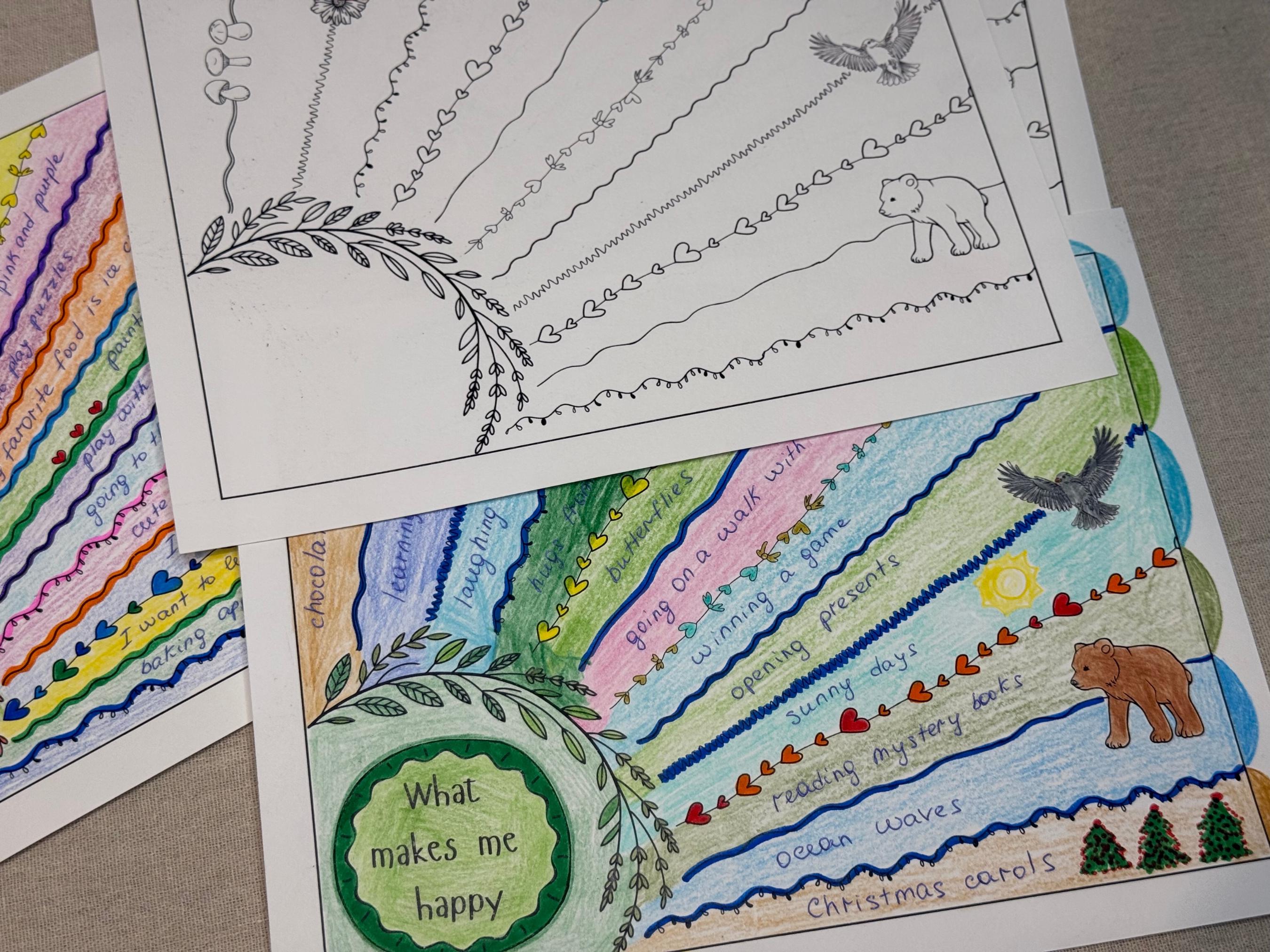 Vision Board for Kids, All About Me, Positive Self-talk, Back to School ...