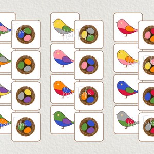 Colors Matching Cards, Colors Recognition Activity, Preschool Matching ...