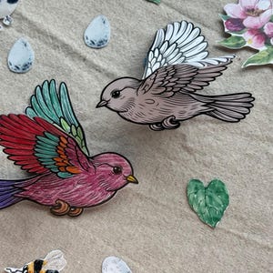 Spring Birds Matching Sorting Activity Pack, Spring Learning Worksheets ...