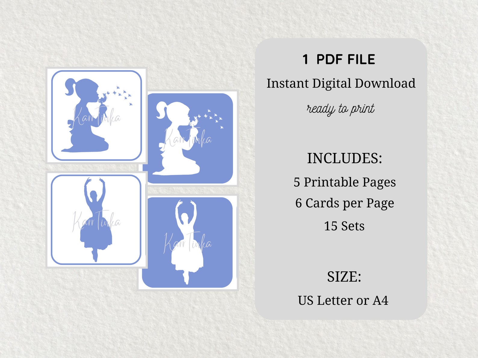 Silhouette Matching Cards Toddler Sorting Activity Preschool - Etsy