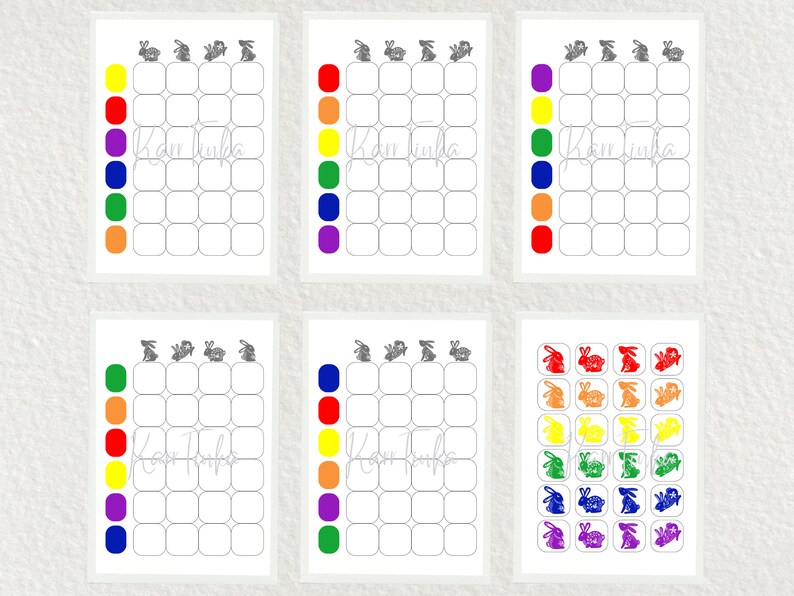 Color Sorting Activity for Toddler Color Recognition Game - Etsy