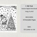 Cute Winter Coloring Pages, Christmas Coloring Page Worksheets ...