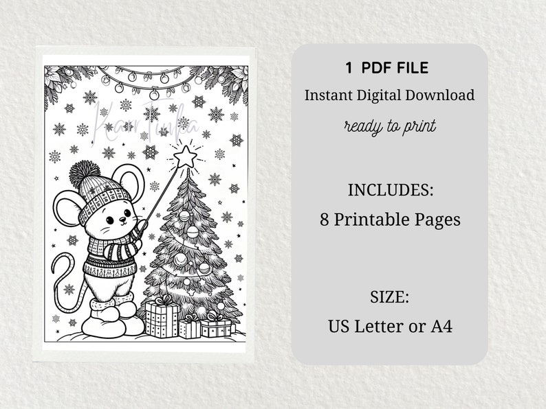Cute Winter Coloring Pages, Christmas Coloring Page Worksheets ...