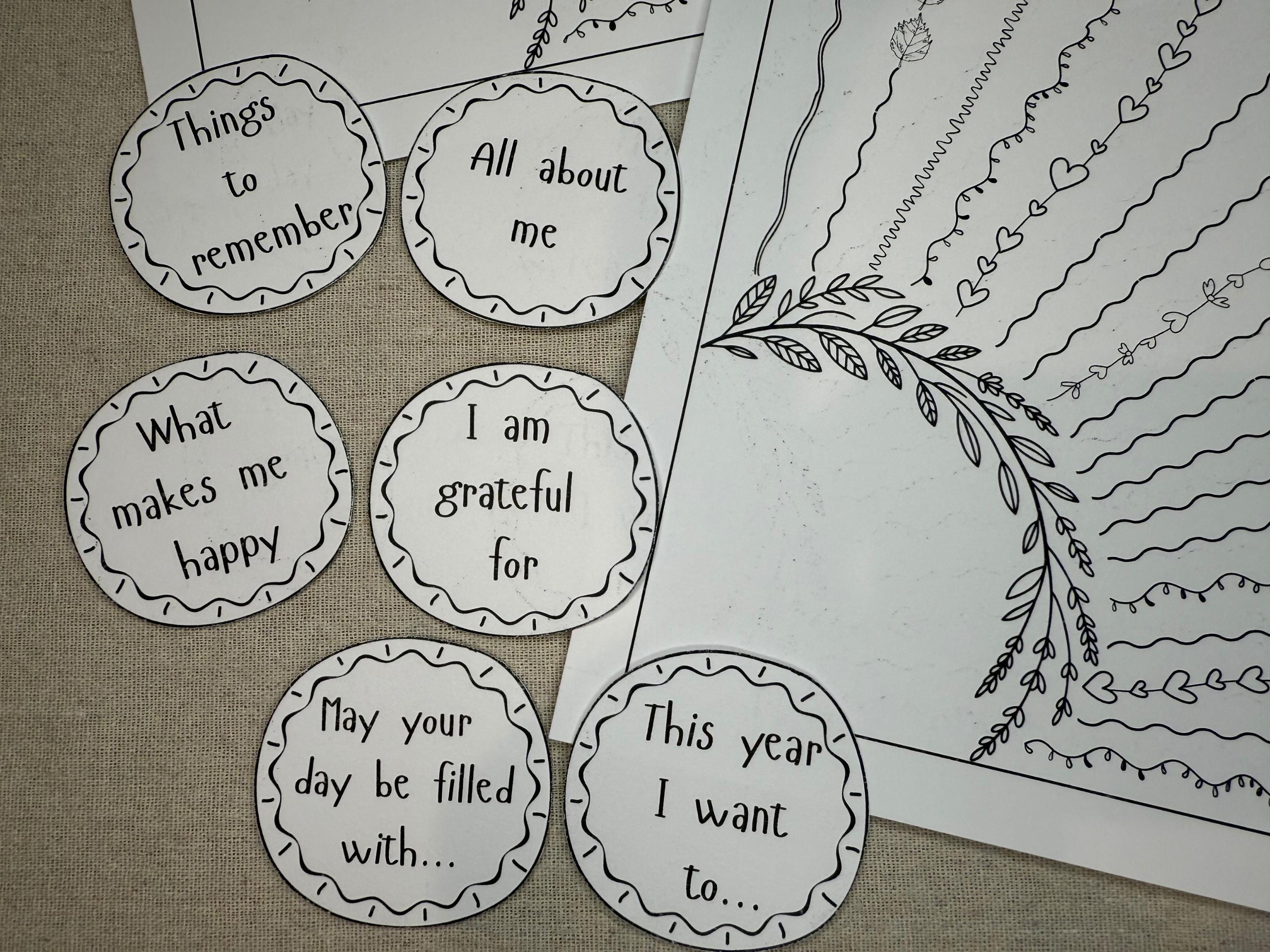 Vision Board for Kids, All About Me, Positive Self-talk, Back to School ...