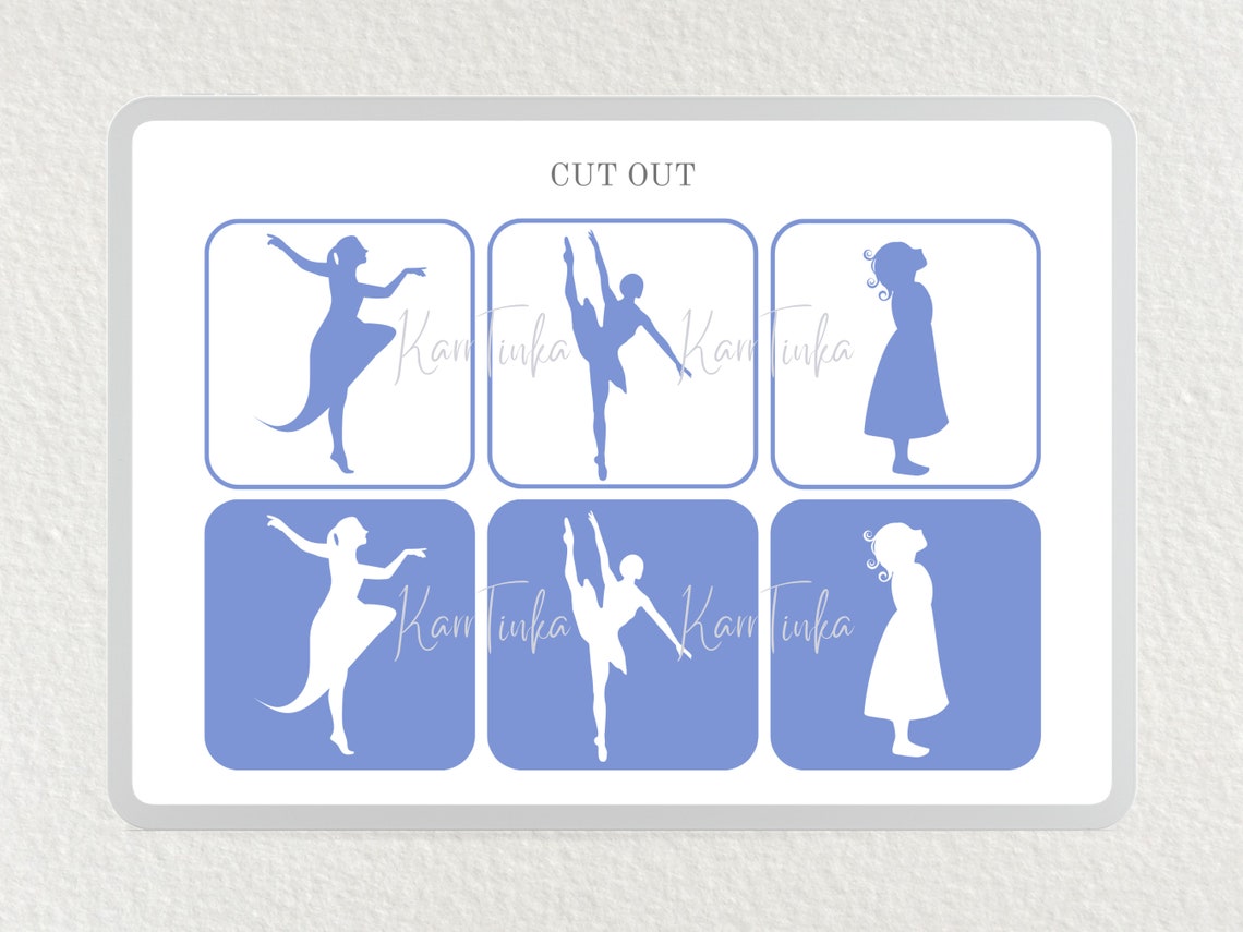 Silhouette Matching Cards Toddler Sorting Activity Preschool - Etsy