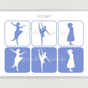 Silhouette Matching Cards, Toddler Sorting Activity, Preschool Matching ...