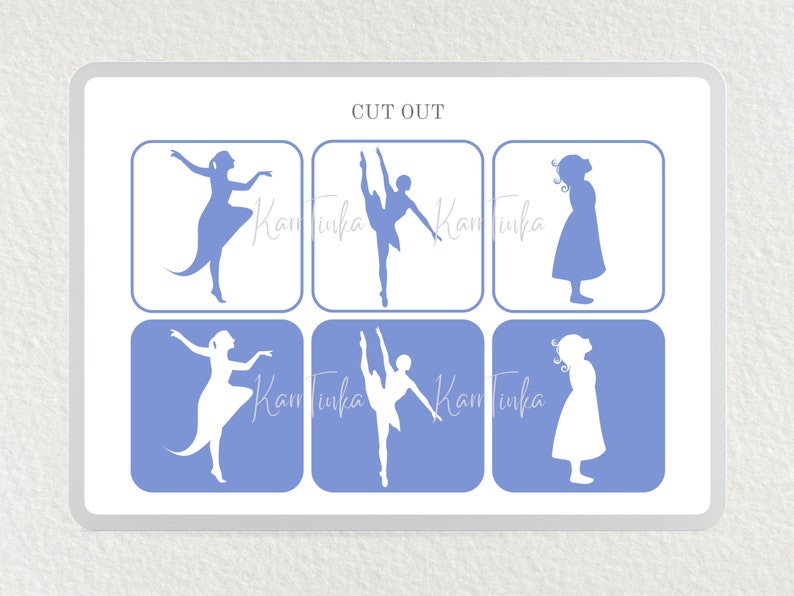 Silhouette Matching Cards Toddler Sorting Activity Preschool - Etsy