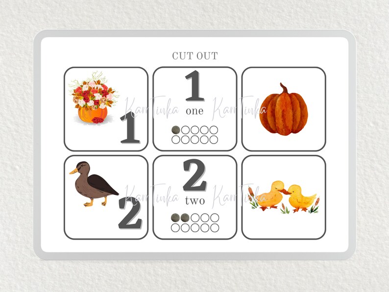 Numbers 1 to 10 Count, Count and Match, Toddler Counting Activity, Preschool Count Game, Learn ...