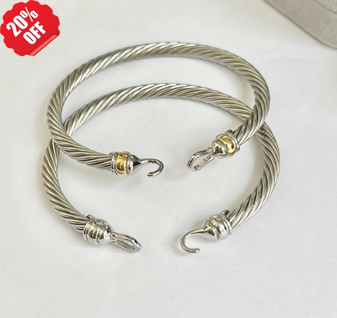 Cable Cuff Bracelet - Etsy