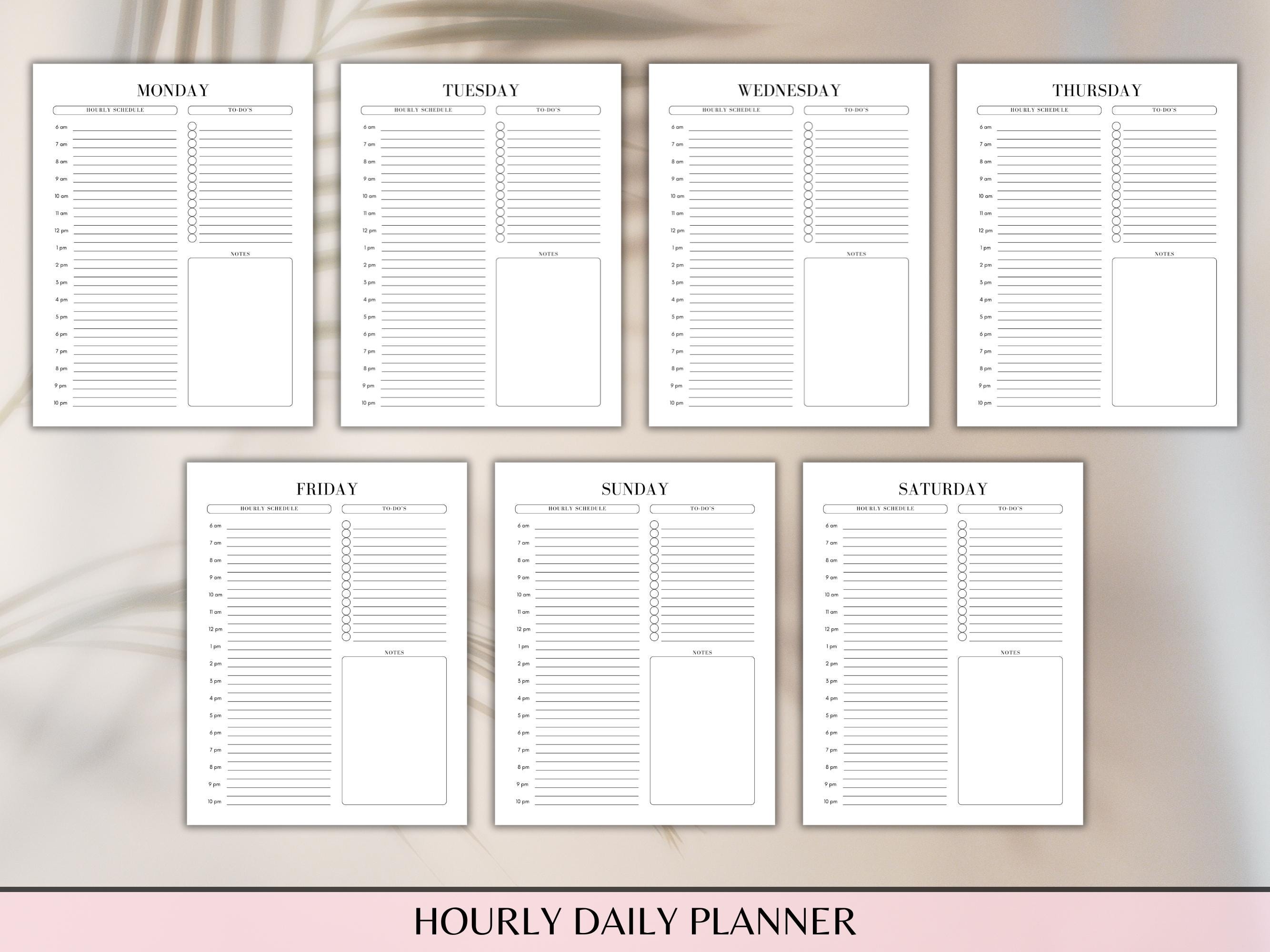 2025-2026 Daily Planner: Printable Productivity Tracker (digital ...