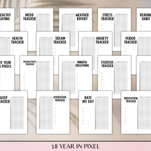 2025 Printable Planner, Habit Tracker, Weekly Tracker, Daily Habit ...
