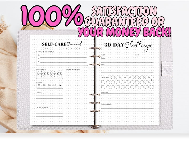 Printable Yearly Bullet Journal Bujo Spread A4 Size Daily Weekly ...