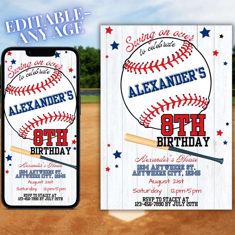 Baseball Party - Etsy