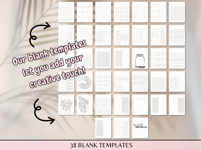 Editable Printable Bullet Planner Bujo Printables Bujo Spread Classic ...