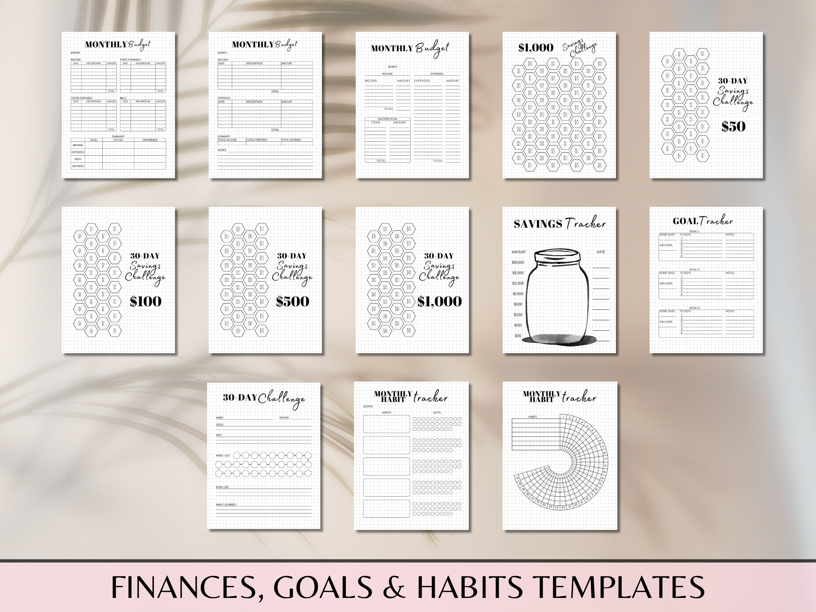 Editable Printable Bullet Planner Bujo Printables Bujo Spread Journal ...