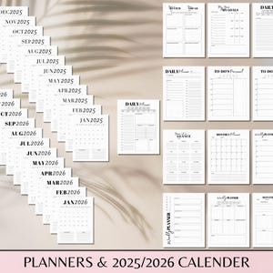 Printable Yearly Bullet Journal Bujo Spread A4 Size Daily Weekly ...