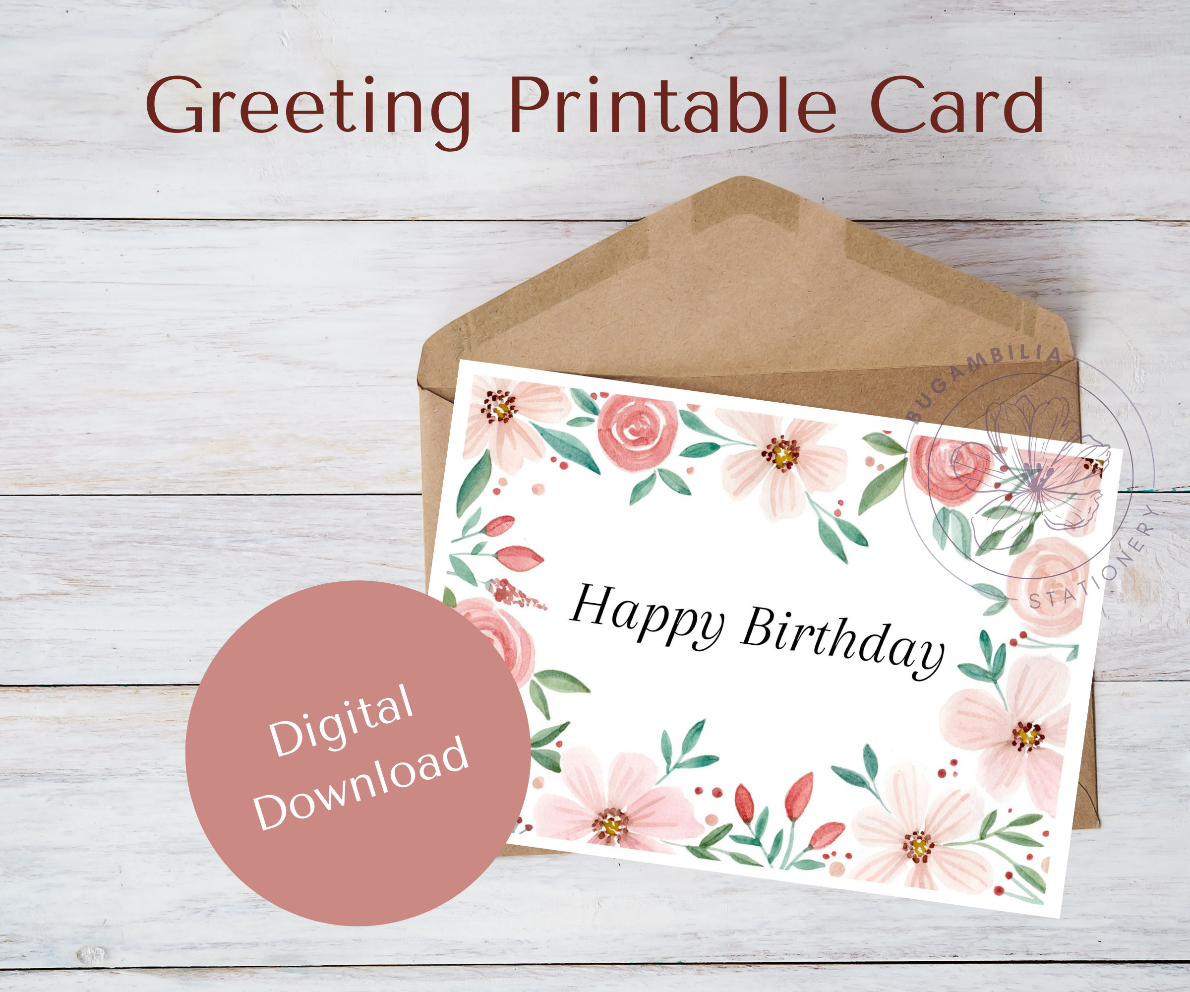 Bugambilias Birthday Cards