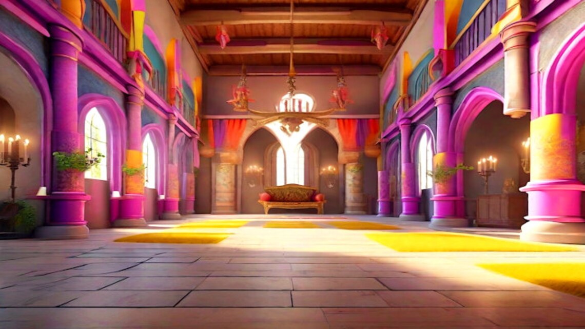 Panto Theatrical or Live Music Projected Backdrop Widescreen up to 4K ...