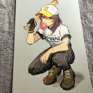 Stelle Baseball 4x6" Postcard Honkai Star Rail Mini Print - Etsy