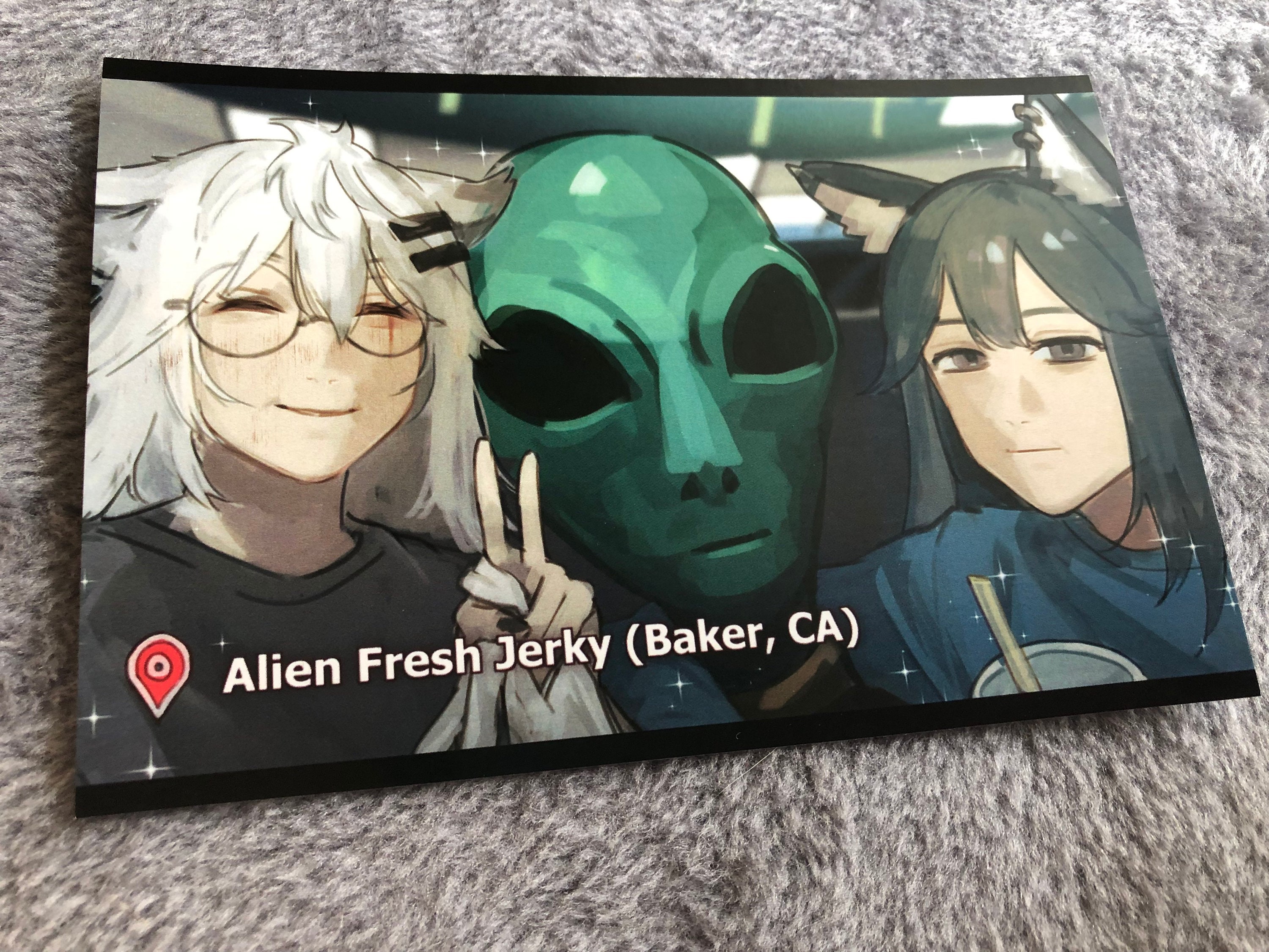 Lappland Texas 4x6" Postcard Arknights Texlapp Alien Jerky Mini Print ...