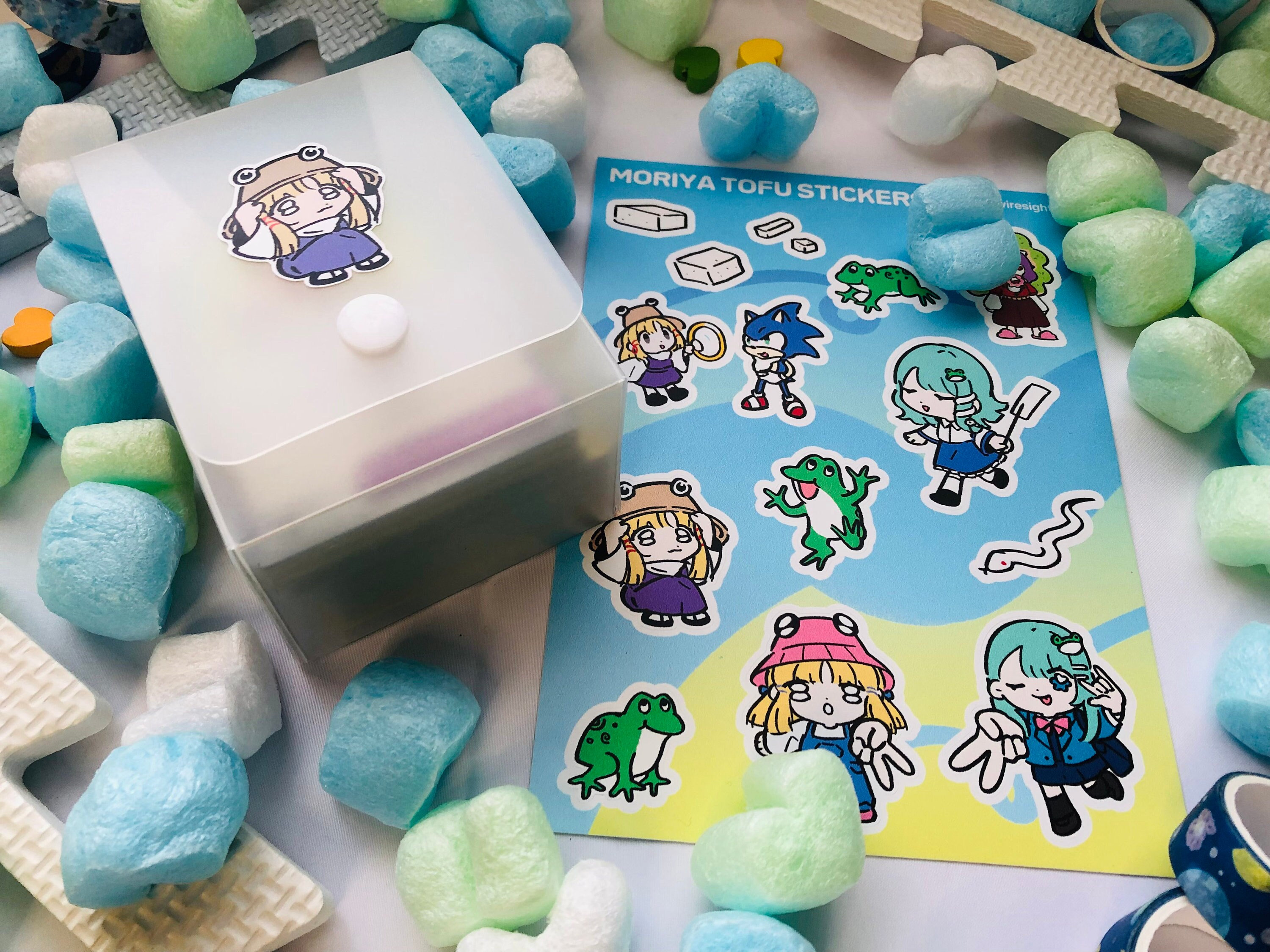 Touhou Suwako, Sanae, Kanako | Moriya Shrine Vinyl Sticker Sheet - Etsy