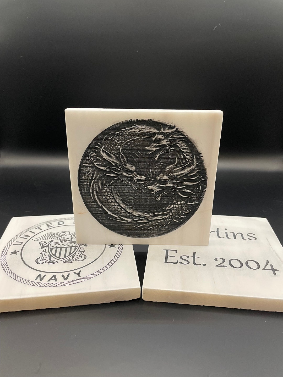 Personalized Marble Coasters, Custom Engraved Coasters, Marketing Swag ...