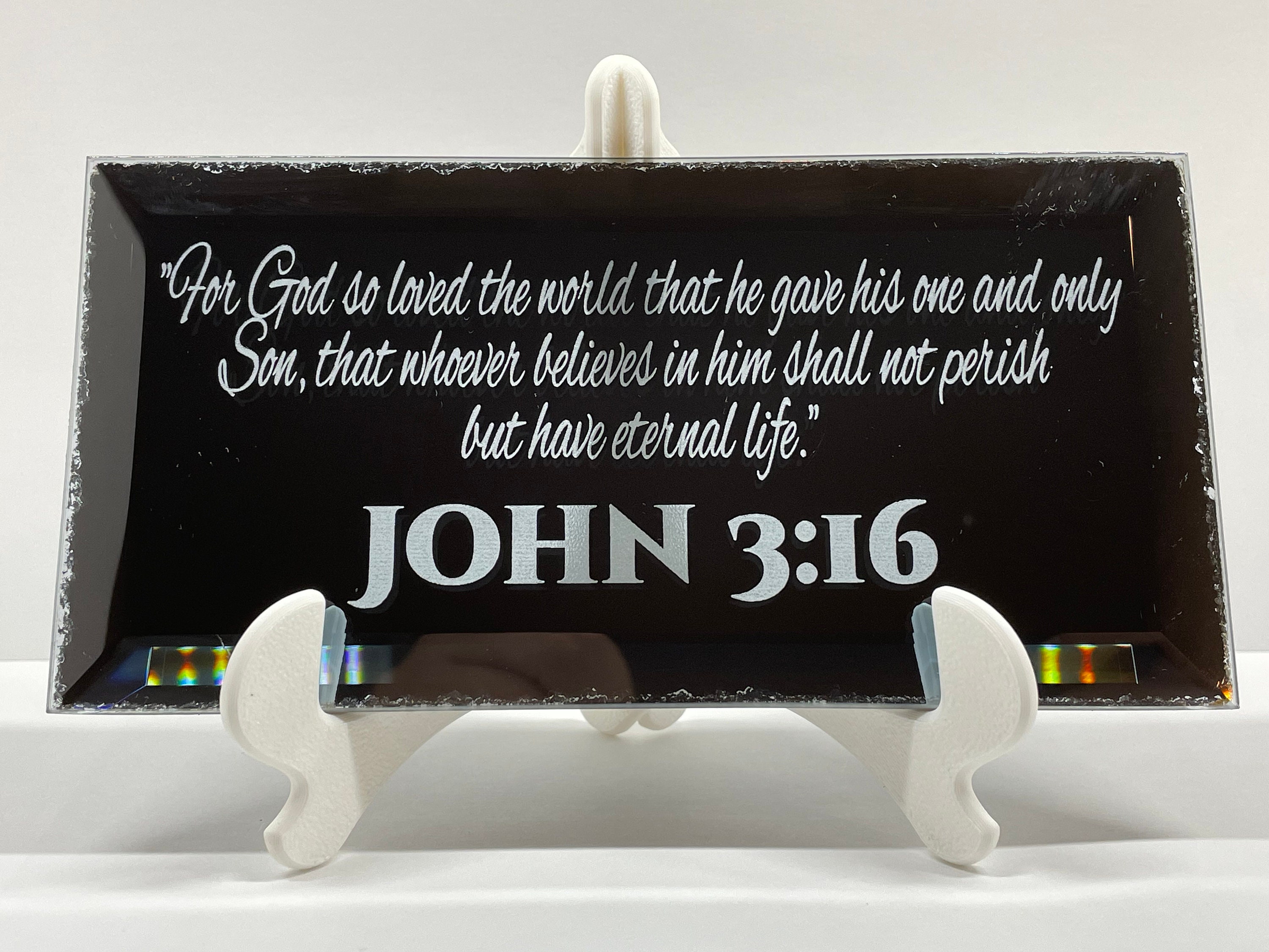 Custom Bible Verse Engraved Mirror Christian Spiritual Decor Choose ...