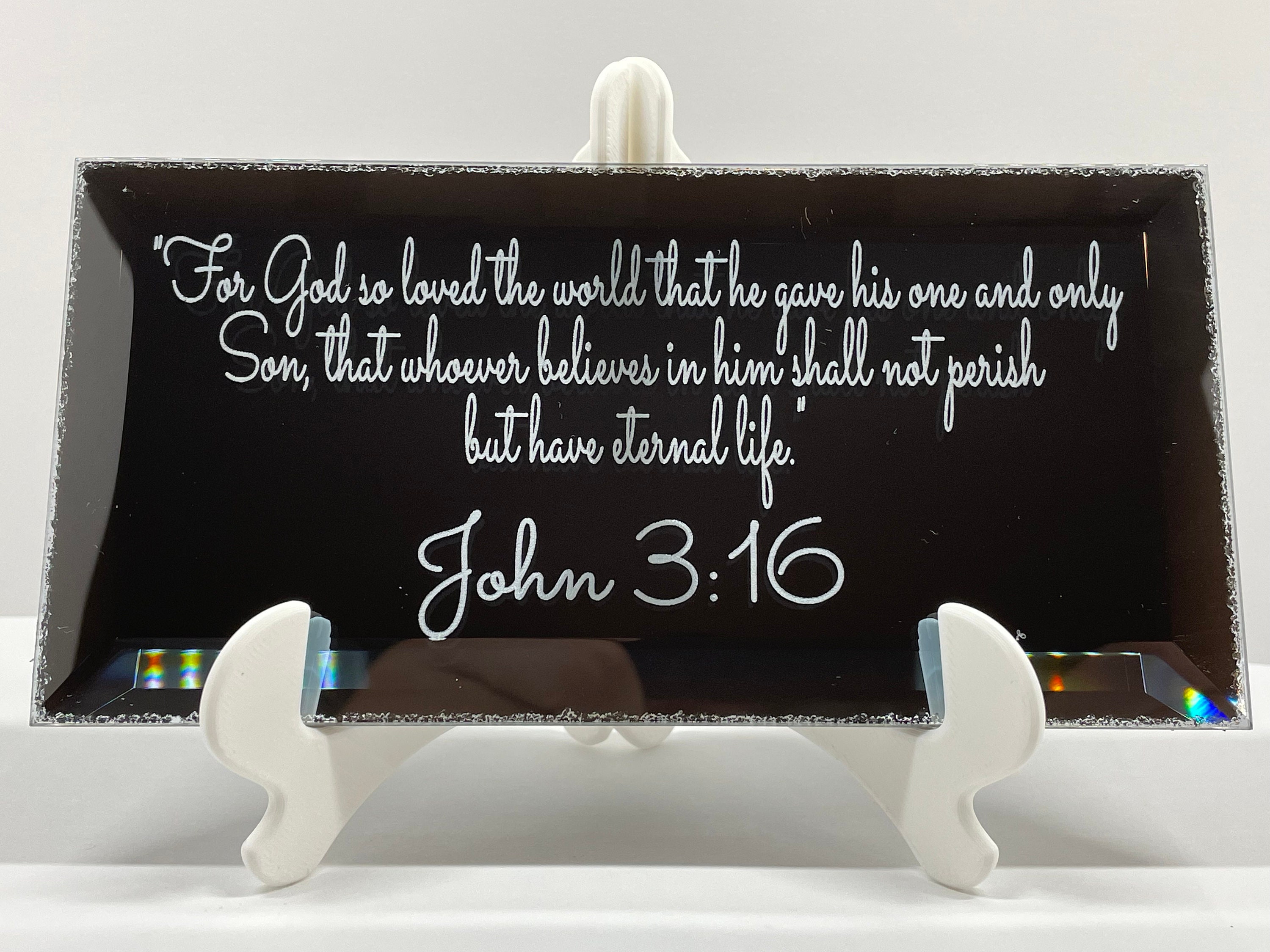 Custom Bible Verse Engraved Mirror Christian Spiritual Decor Choose ...