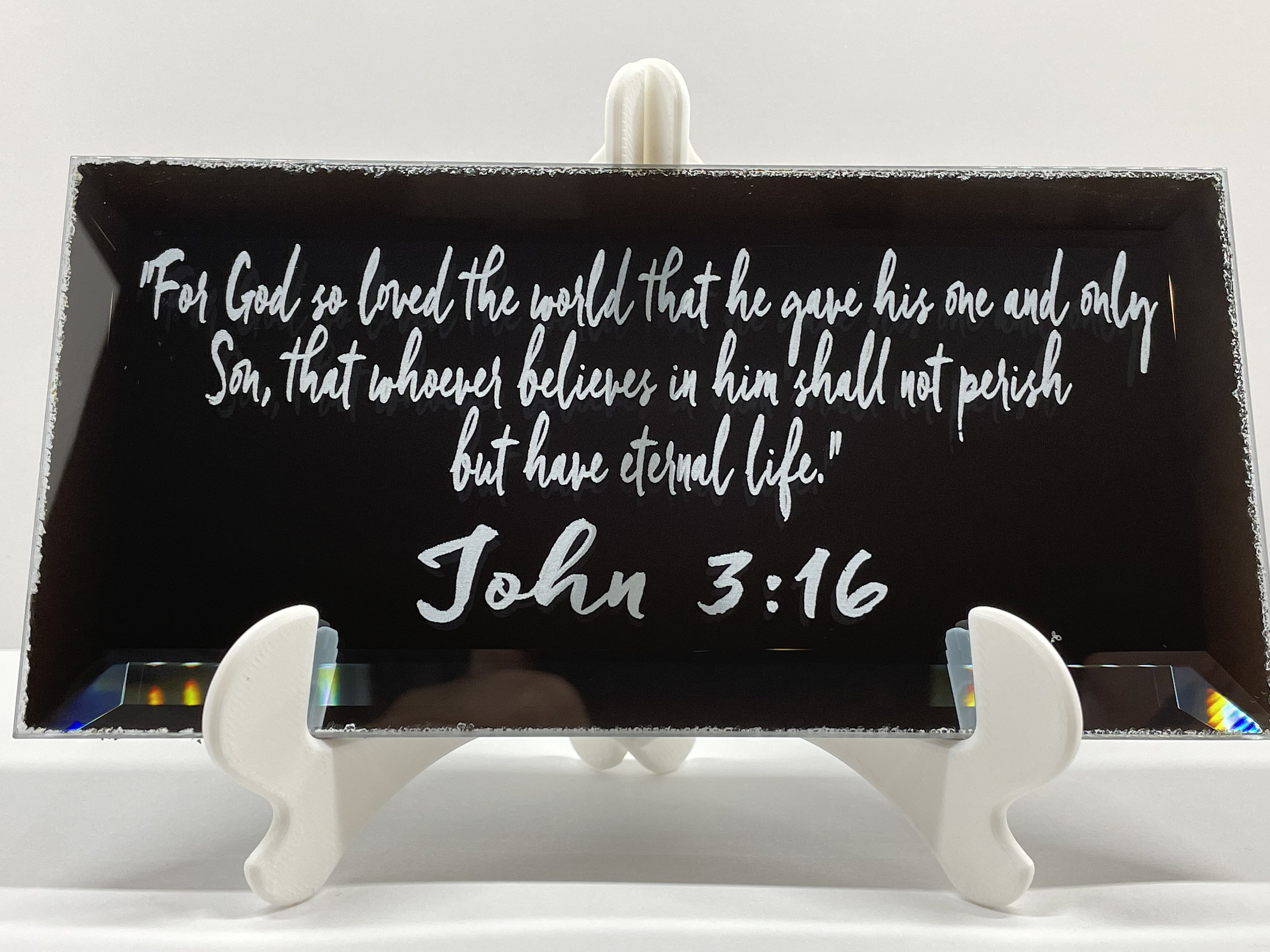 Custom Bible Verse Engraved Mirror Christian Spiritual Decor Choose ...