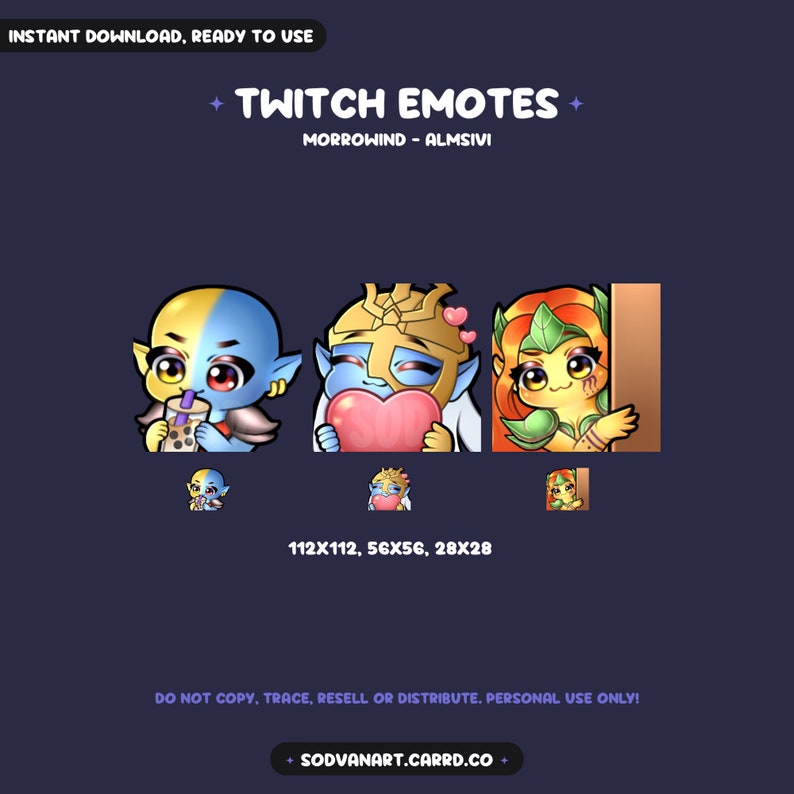 Morrowind Twitch Emotes the Tribunal ALMSIVI the Elder Scrolls, Fantasy ...