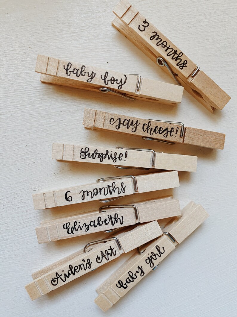 Custom Clothespins - Etsy