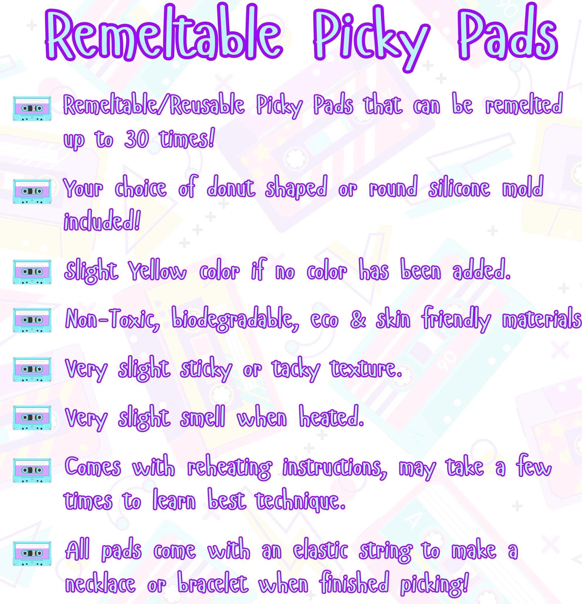 80's Retro Themed REMELTABLE Picky Pads, Fidget Toy for Dermatillomania ...