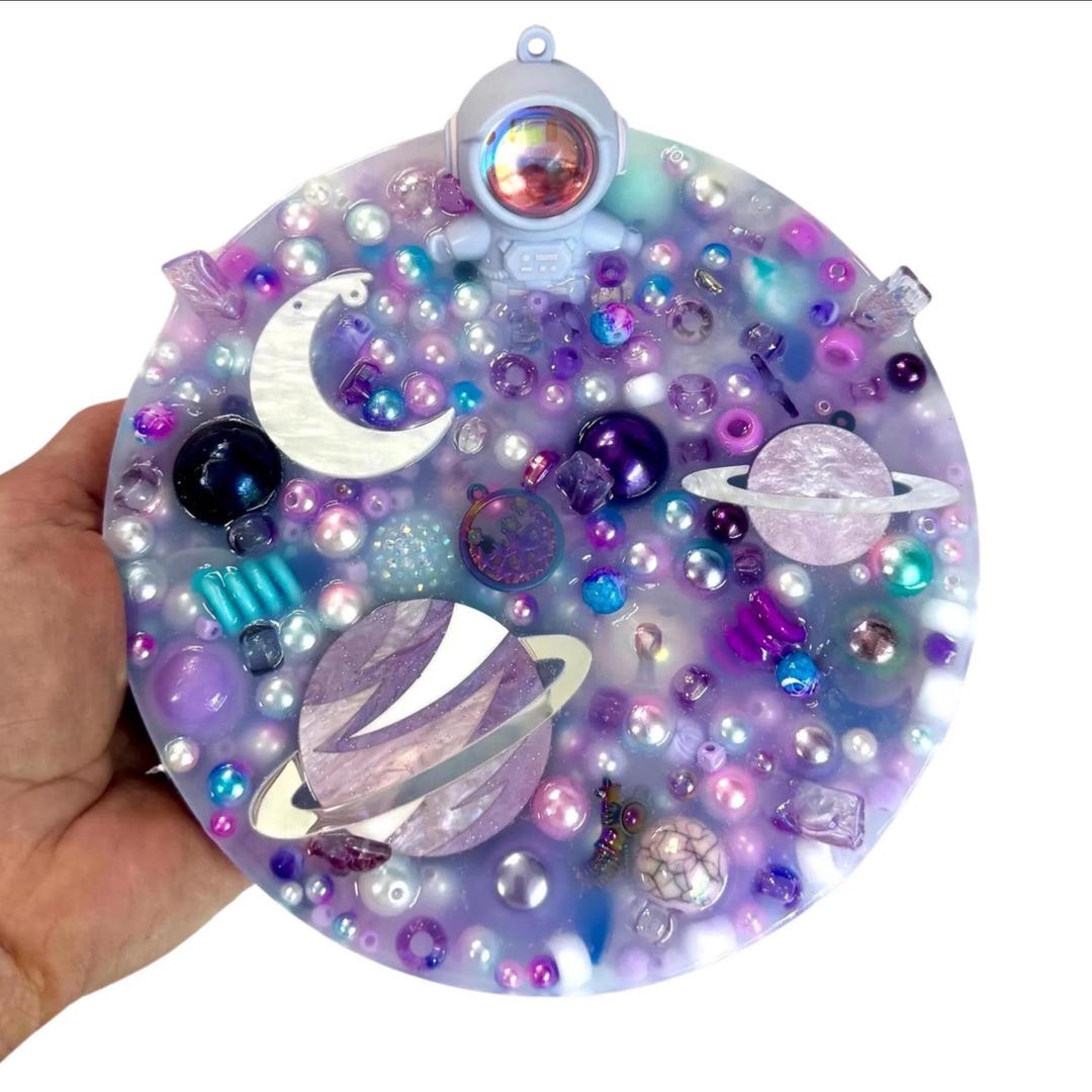 Outer Space Picky Pad: Bead Filled Reusable Pad for Picking, Fidget Toy ...