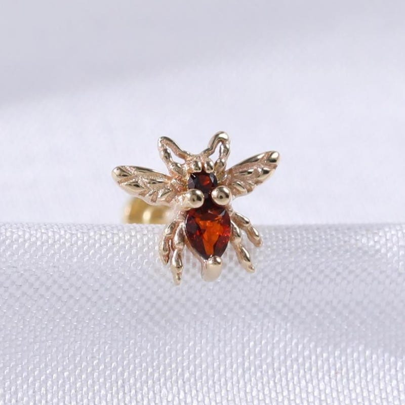 Bee and Garnet Jewelry - Etsy