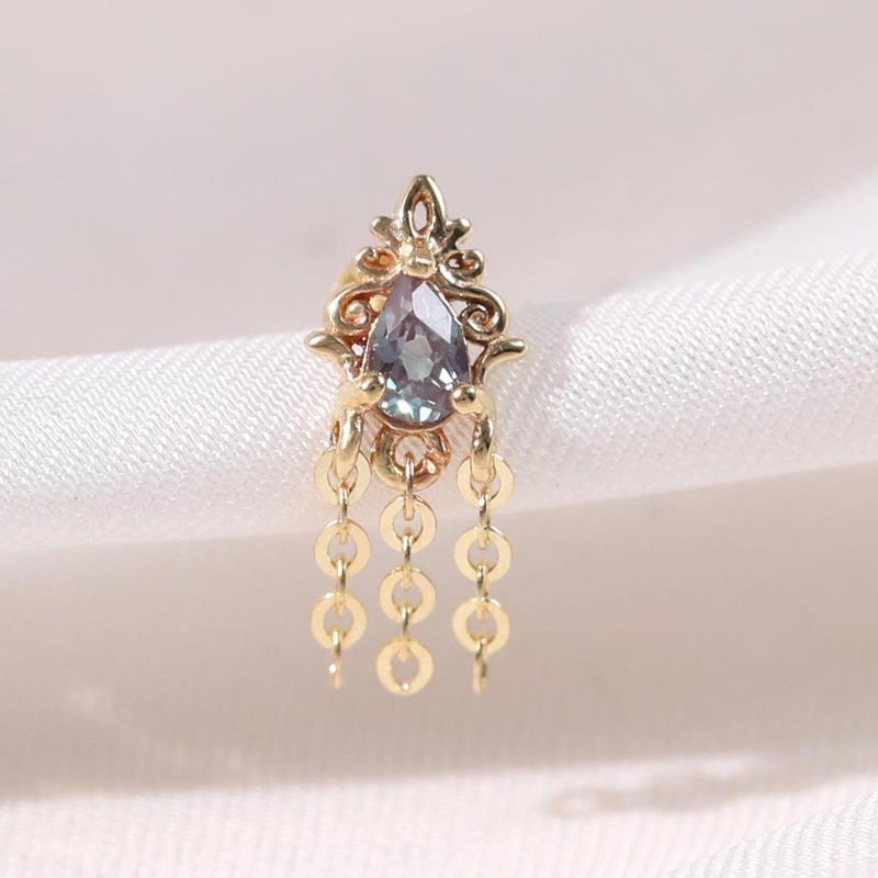 10k Gold Chain Conch - Etsy